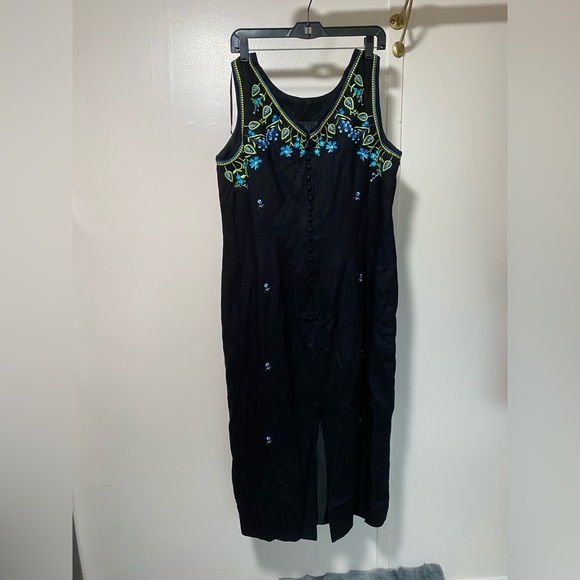 Ultra Dress Collection | Dresses | Ultra Dress Ny Embroidered Black ...
